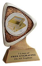 Custom Trophies for School Reading Awards | QuickTrophy