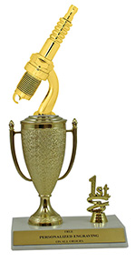 First, Second, and Third Place Spark Plug Awards