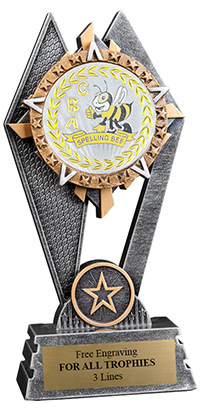 Spelling Bee Trophies | Spelling Bee Awards | QuickTrophy