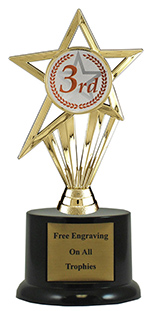 3rd Place Traditional Trophies | Third Place Trophy | QuickTrophy